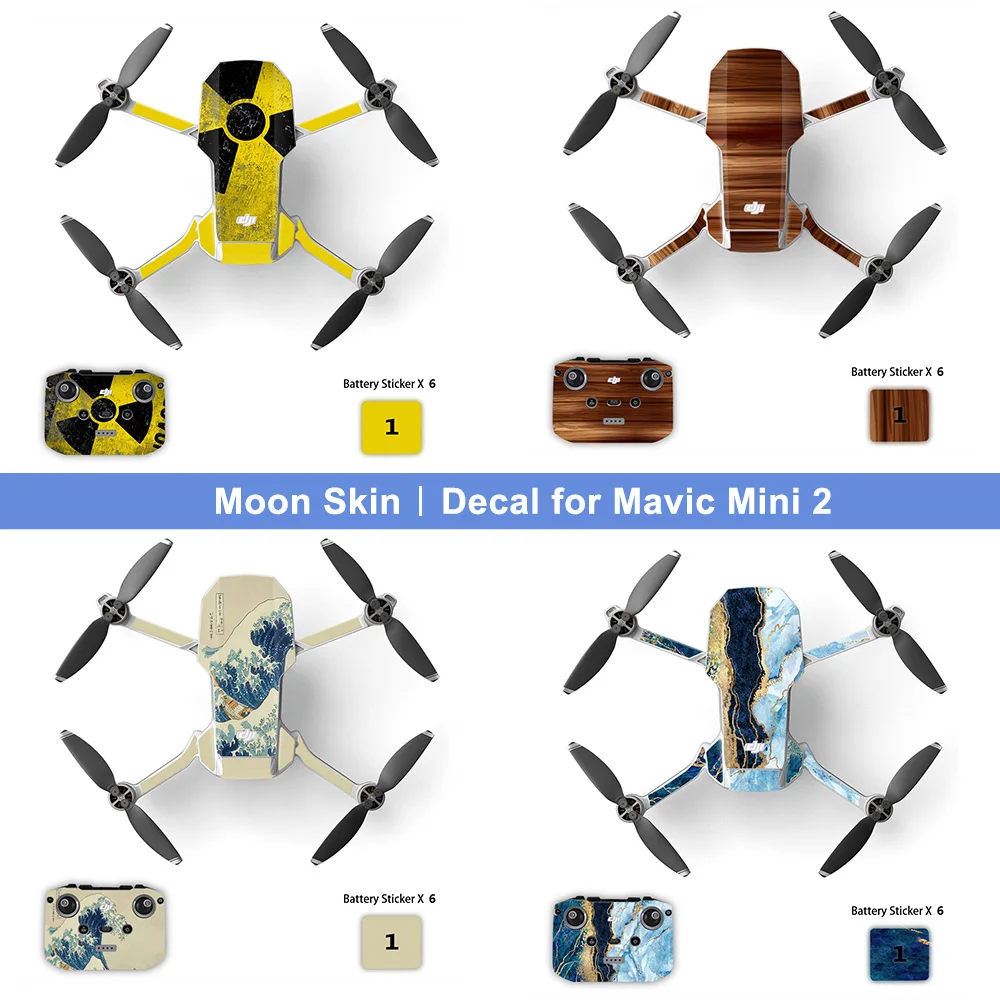 Skin Wrap for DJI Mavic Mini 2 Protective Film Vinyl Decal Sticker ...
