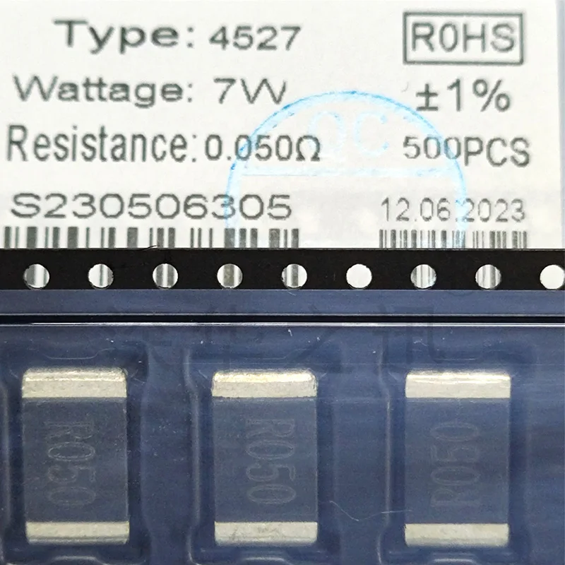 High-power-7W-precision-1-4527-alloy-R003R004R010R050-milliohm-patch ...