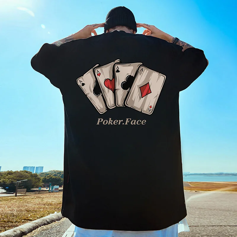 3d-Poker-Print-Short-Sleeve-T-Shirt-For-Men-Summer-Quick-Dry-Casual-Men ...
