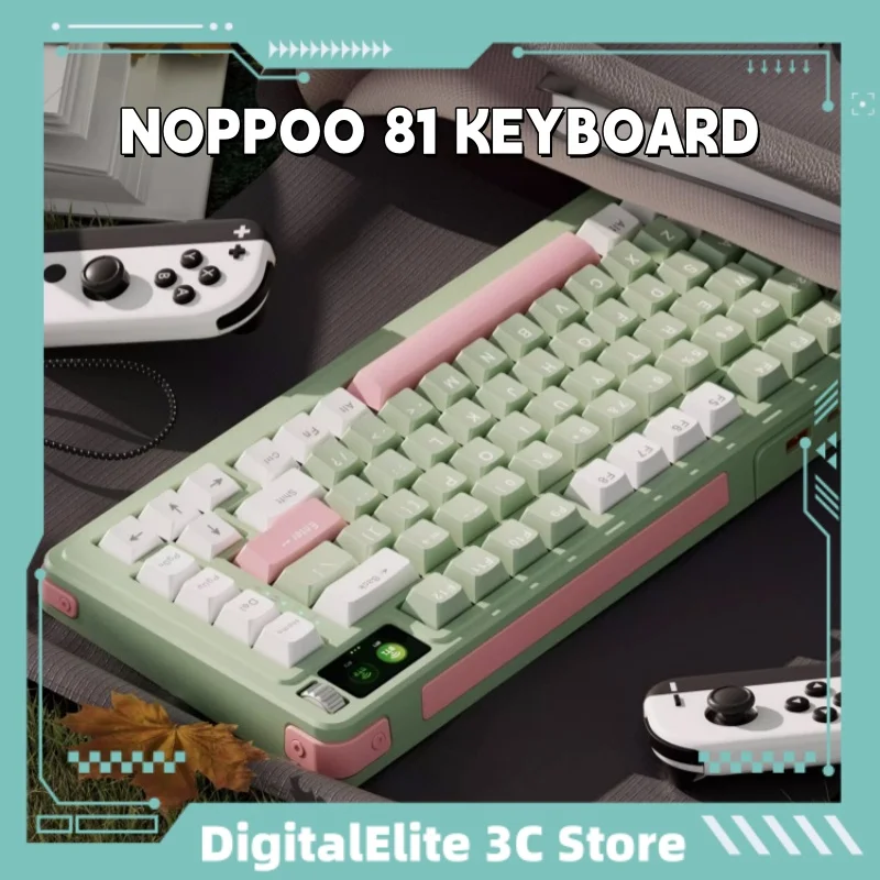 Noppoo-Mechanical-Keyboard-C75pro-Thri-Mode-81-Key-Rgb-Usb-Hot-Plug ...