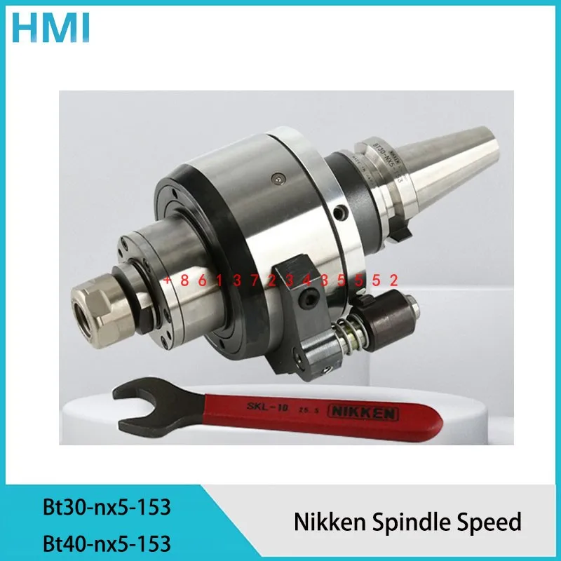 Cnc-Nikken-Spindle-Speed-Increaser-Bt30-nx5-153-Bt40-nx5-153-Speed ...
