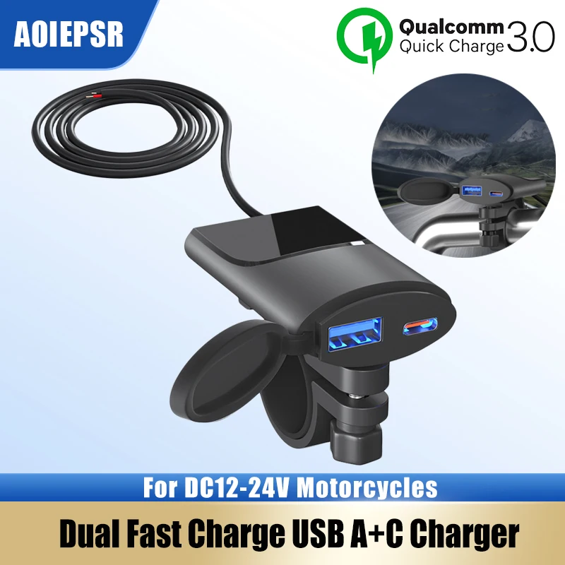 12V-USB-Moto-Mobile-Phone-Charger-Fast-Charge-PD-QC3-0-Charger-Adaptor ...