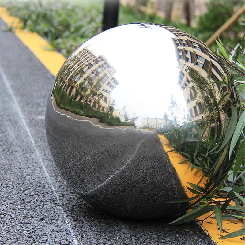 Stainless-Steel-Gaze-Ball-Mirror-Polished-Hollow-Ball-Reflective ...