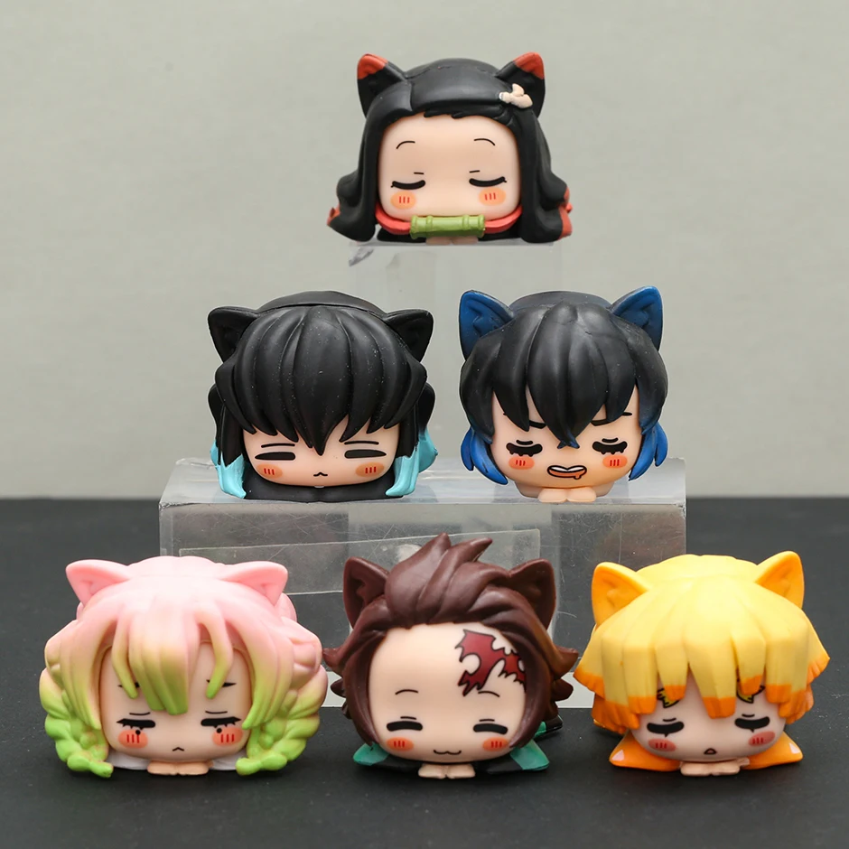 4cm-Demon-Slayer-Sleep-Cat-Kamado-Tanjirou-Nezuko-Zenitsu-Inosuke ...