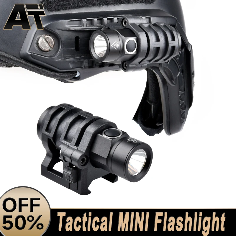 WADSN-Tactical-400Lumen-White-LED-Military-Helmet-Light-Mini-Strobe ...