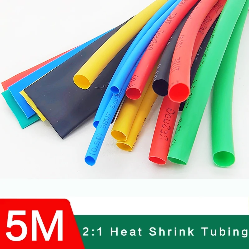 5-Meters-Insulated-Heat-Shrink-Tube-Sleeving-Tubing-Electrical ...
