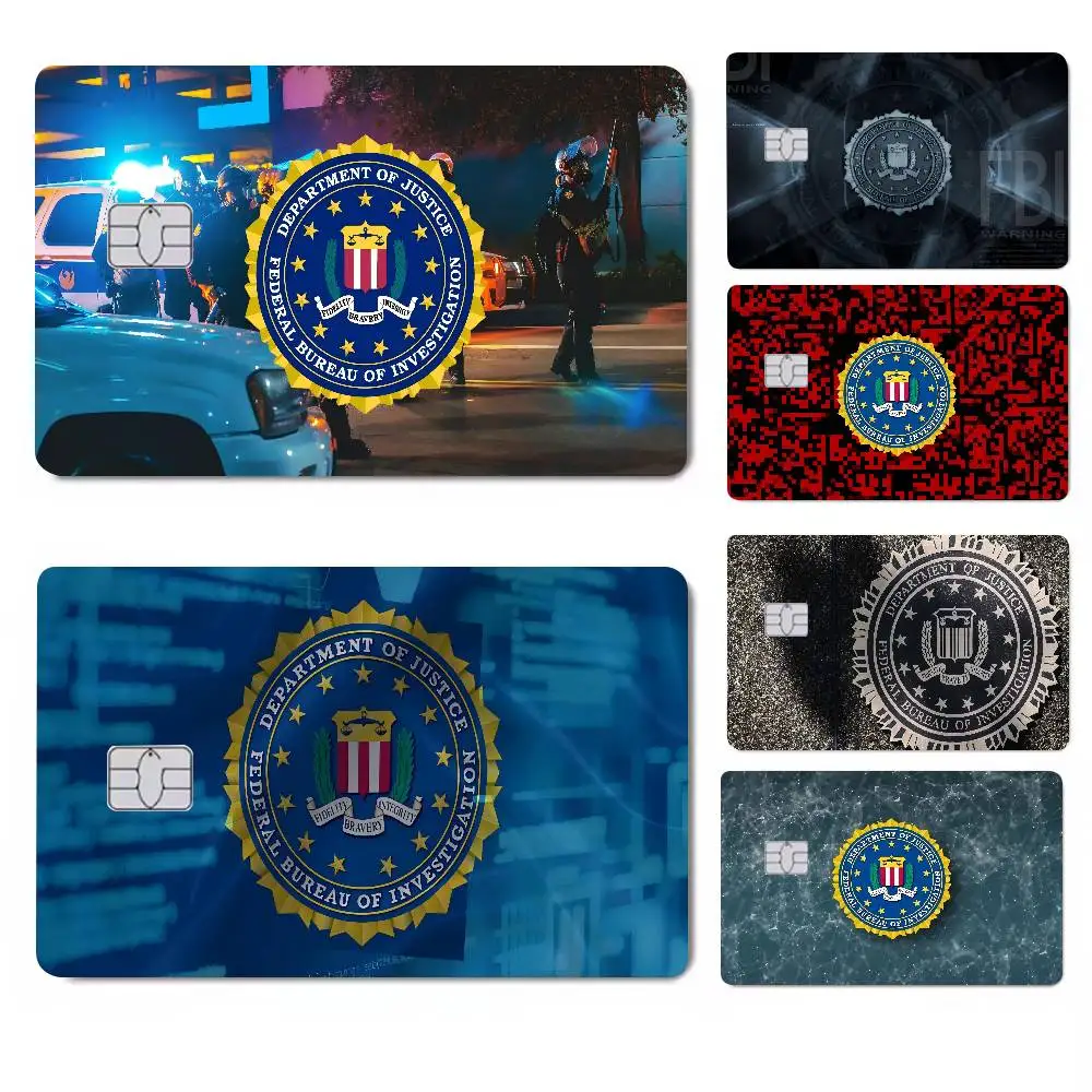 America FBI Various Anime Cartoon 4pcs 1Set Credit Card Skin Stickers ...
