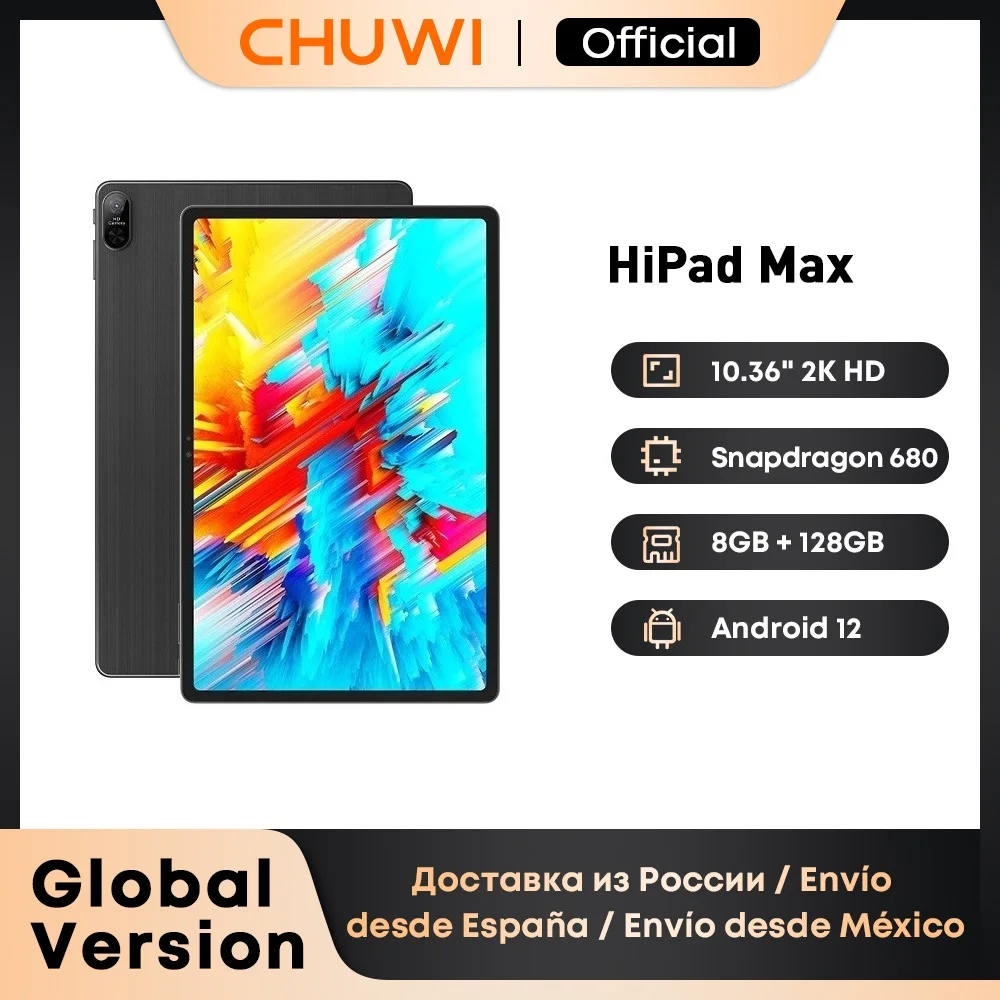 CHUWI-HiPad-Max-10-36-polegadas-Fullview-Display-Snapdragon-680-Octa ...
