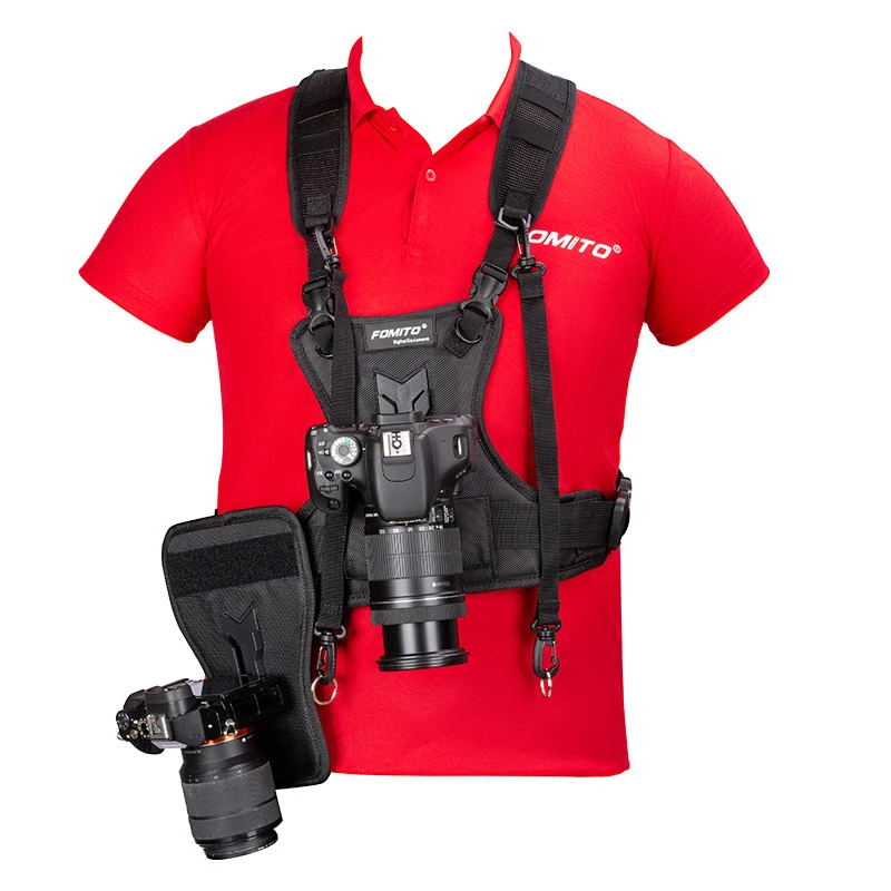 Carrier Ii Multi Dual 2 Camera Carrying Chest Harness System Vest Quick ...