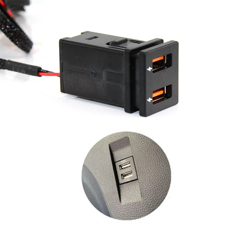 1PC-Dual-Car-Charger-QC3-0-Fast-Charging-USB-Charge-Socket-use-For ...