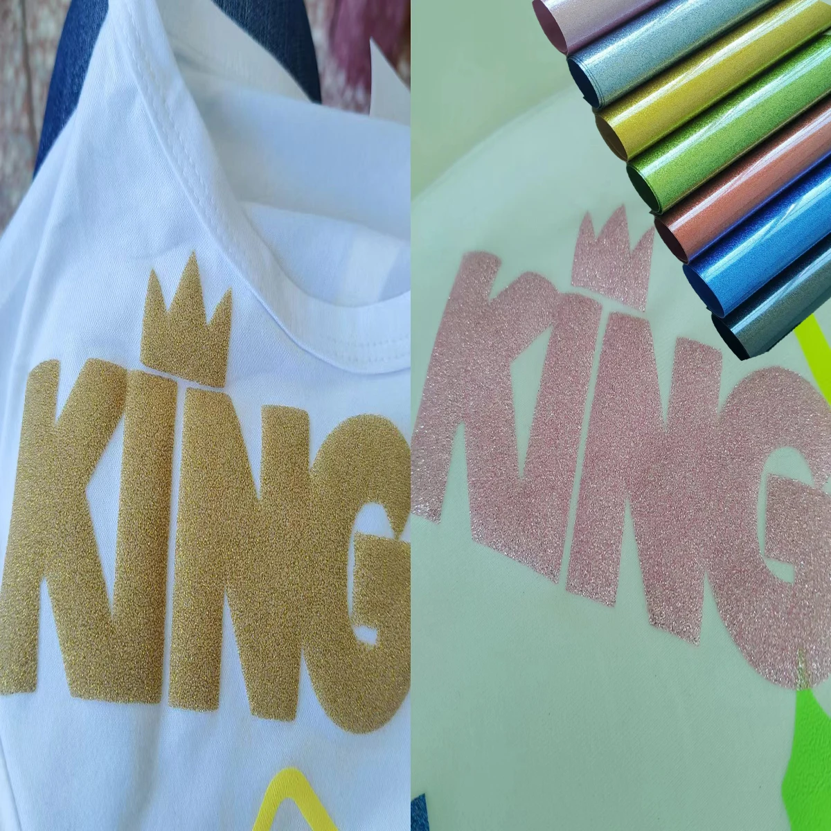 1pc-NEW-3D-Puff-with-Glitter-effect-Heat-Transfer-Vinyl-HTV-DIY-Cloths ...