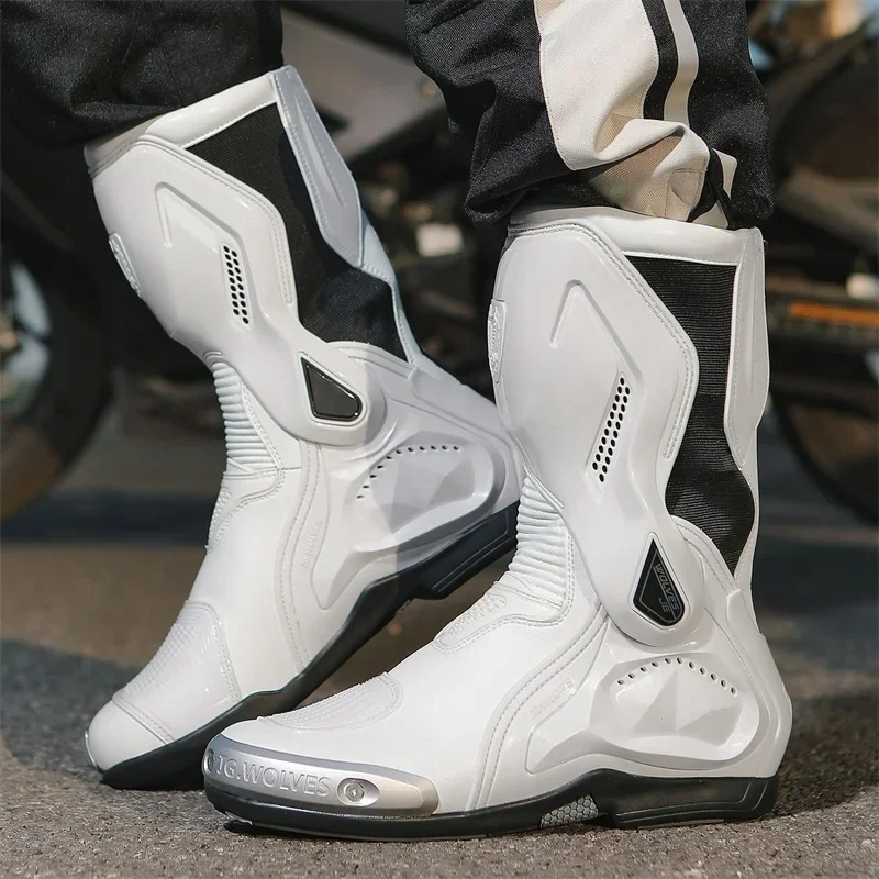 Motorcycle-Boots-Racing-Off-road-Shoes-Creative-Non-slip-High-top ...