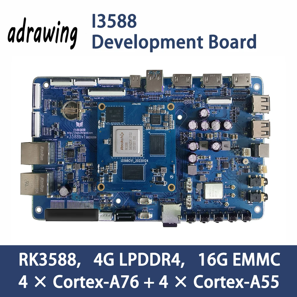 Rockchip-RK3588-8-Core-64-bit-4GB-8GB-16GB-LPDDR4-NPU-6Tops-Development ...