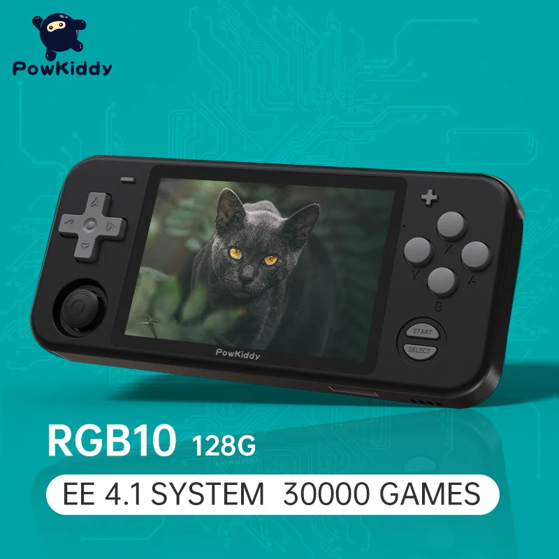 Powkiddy rgb10 3.5 Polegada ips open source handheld game console ...