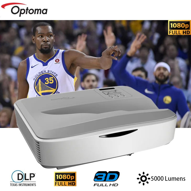 Optoma ZU500USTe HD 4K Laser Projector DLP Ultra Short Throw WUXGA 5000 ...