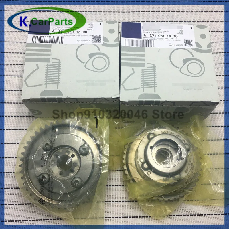 AP02 2PCS Camshaft(Exhaust+Intake) Adjuster Actuator for MERCEDES C250 ...