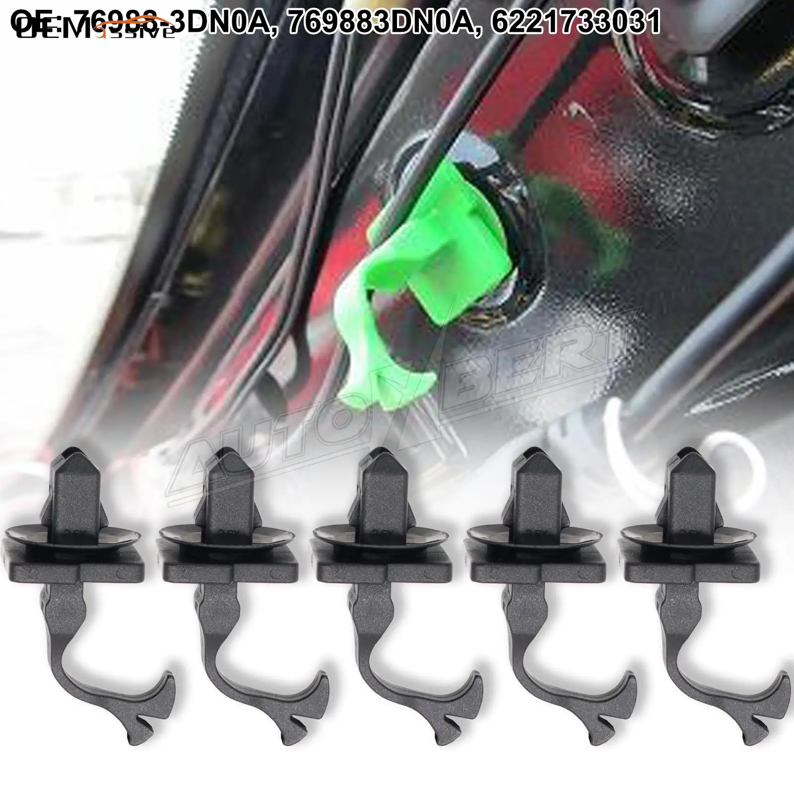 5pcs For Nissan Juke F15 Sylphy Sentra B17 Pathfinder R52 Windshield A ...