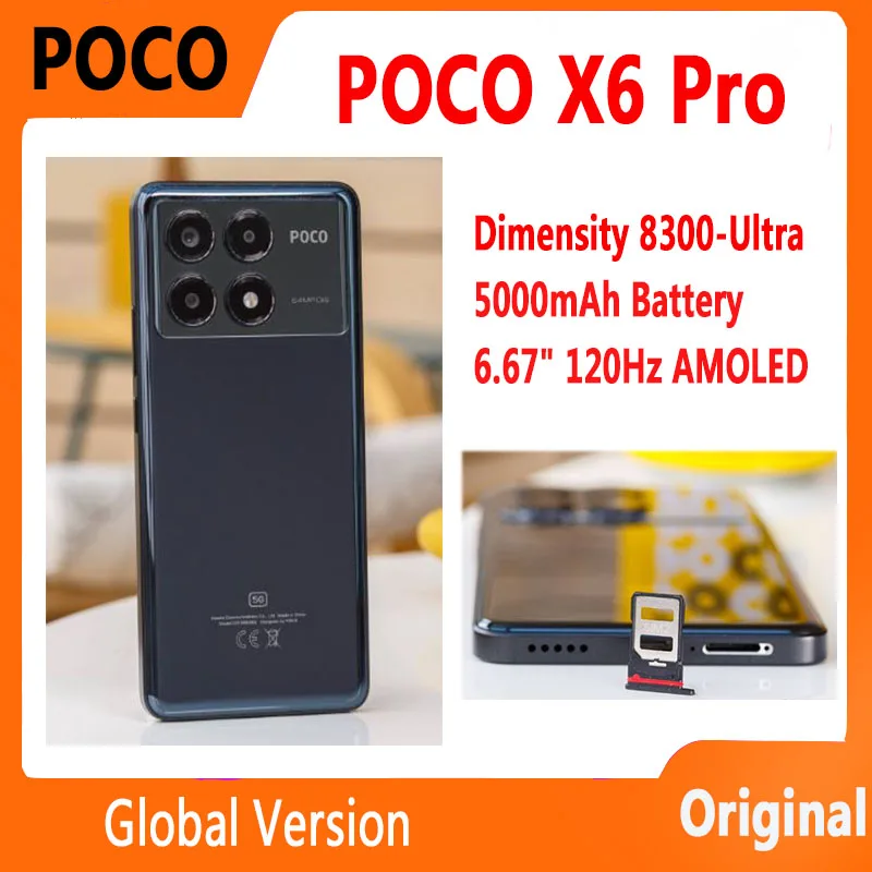 POCO-tel-fono-inteligente-X6-Pro-5G-versi-n-Global-Smartphone-con ...