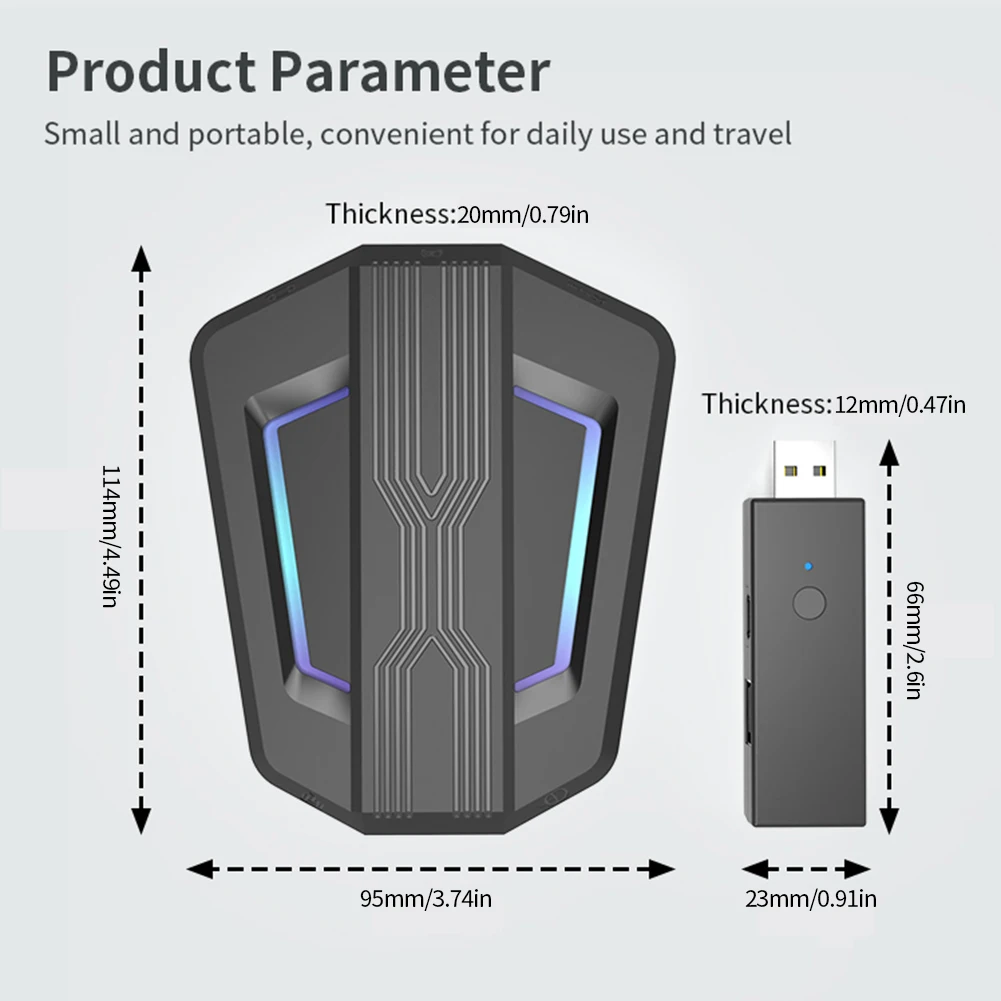 Keyboard Mouse Converter Keyboard & Mouse Converter Adapter Portable ...