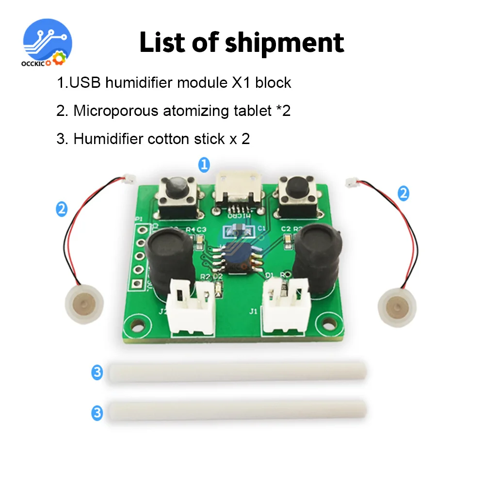 Humidifier Spray Module | Circuit Board Fogger | Atomization Film ...