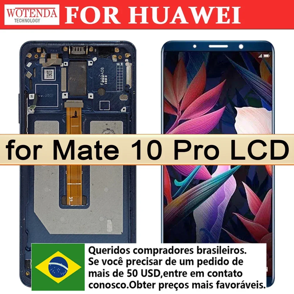 6.0'' Original OLED For Huawei Mate 10 Pro LCD Display Touch Screen Digitizer Assembly Repair ...