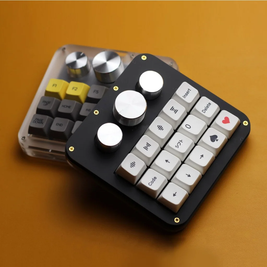 In-Stock-Keybox-Mini-Keyboard-15-Keys-3-Knobs-Customized-Function ...
