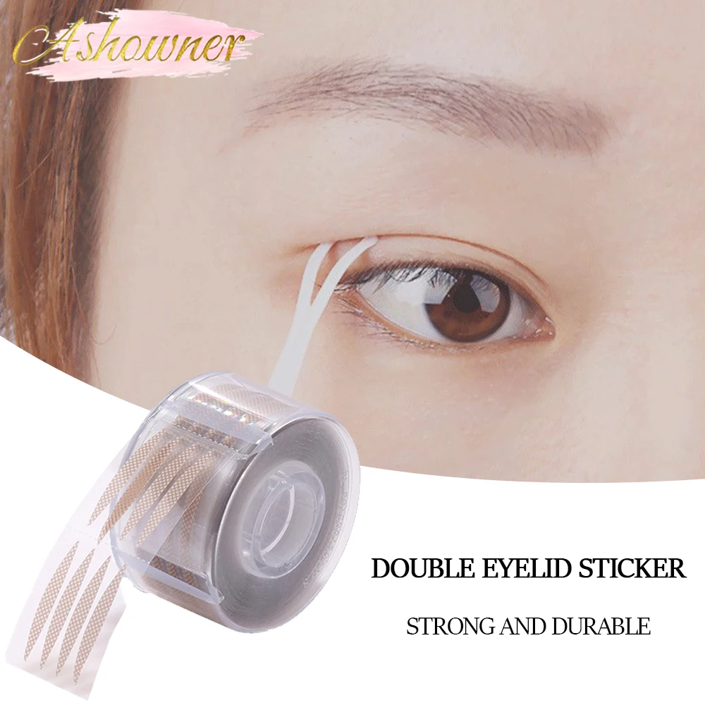 600Pcs-Invisible-Double-Eyelid-Sticker-Lace-Eye-Strip-Transparent-Gauze ...