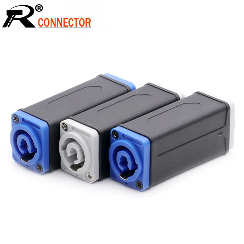 10pcs/lot 3 Pin AC Device Power Coupler Extender 20A/250V LED AC Power ...