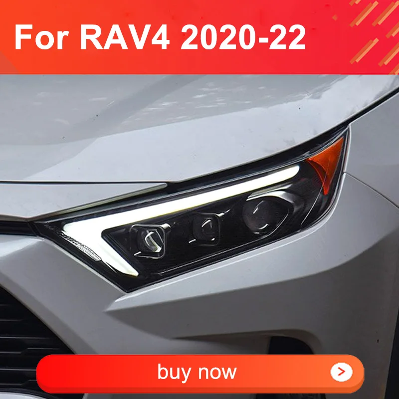 Faro LED de coche para Toyota RAV4 2020 2021 2022, faros Plug and Play con DRL, faros delanteros ...
