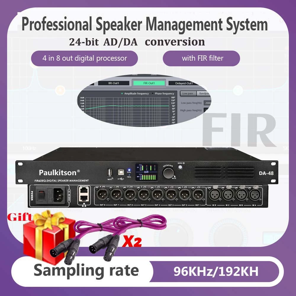 Professional Digital Audio Processor | Dsp Digital Speaker Processor - Da48 - Aliexpress