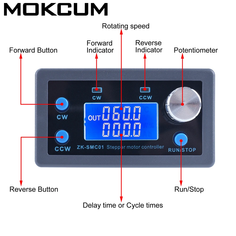 Stepper Motor Lcd Controller | Lcd Industrial Controller | Single ...