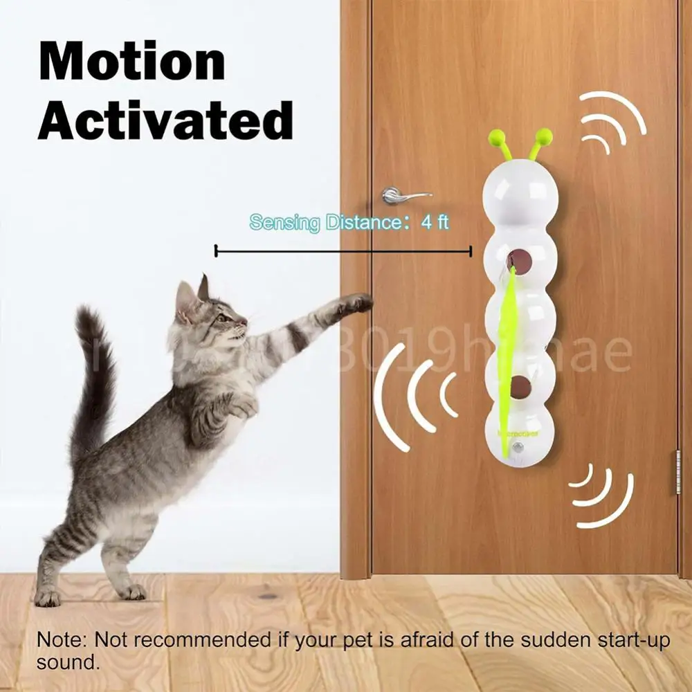 Intelligent Interactive Cat Stick Pro with Prey Tail Replaceable ...