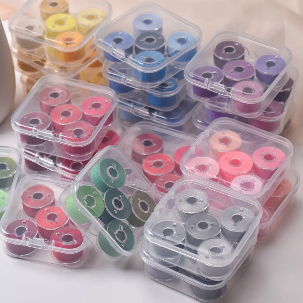 5pcs-Box-Prewound-Sewing-Machine-Bobbin-Threads-with-40S2-Polyester ...