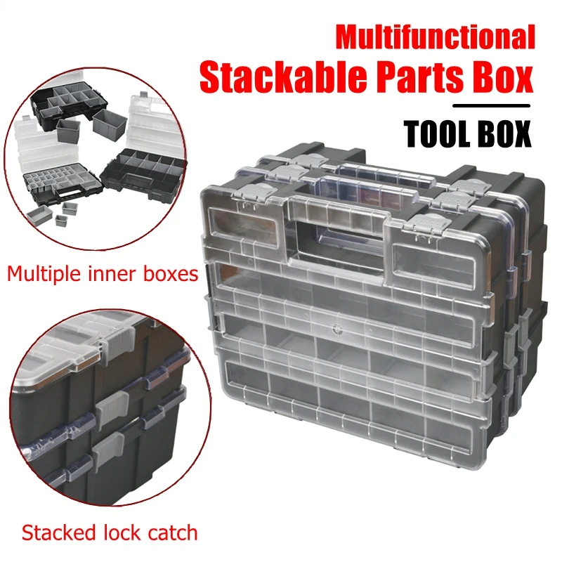 Portable-Parts-Toolbox-Stackable-Tool-Box-Organizer-Box-Screw-Storage ...