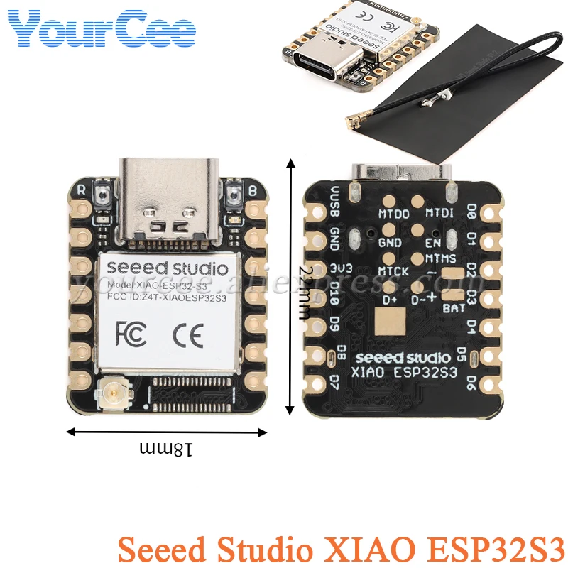 5pcs-1pc-ESP32S3-Seeed-Studio-XIAO-2-4G-Development-Board-Seeeduino ...