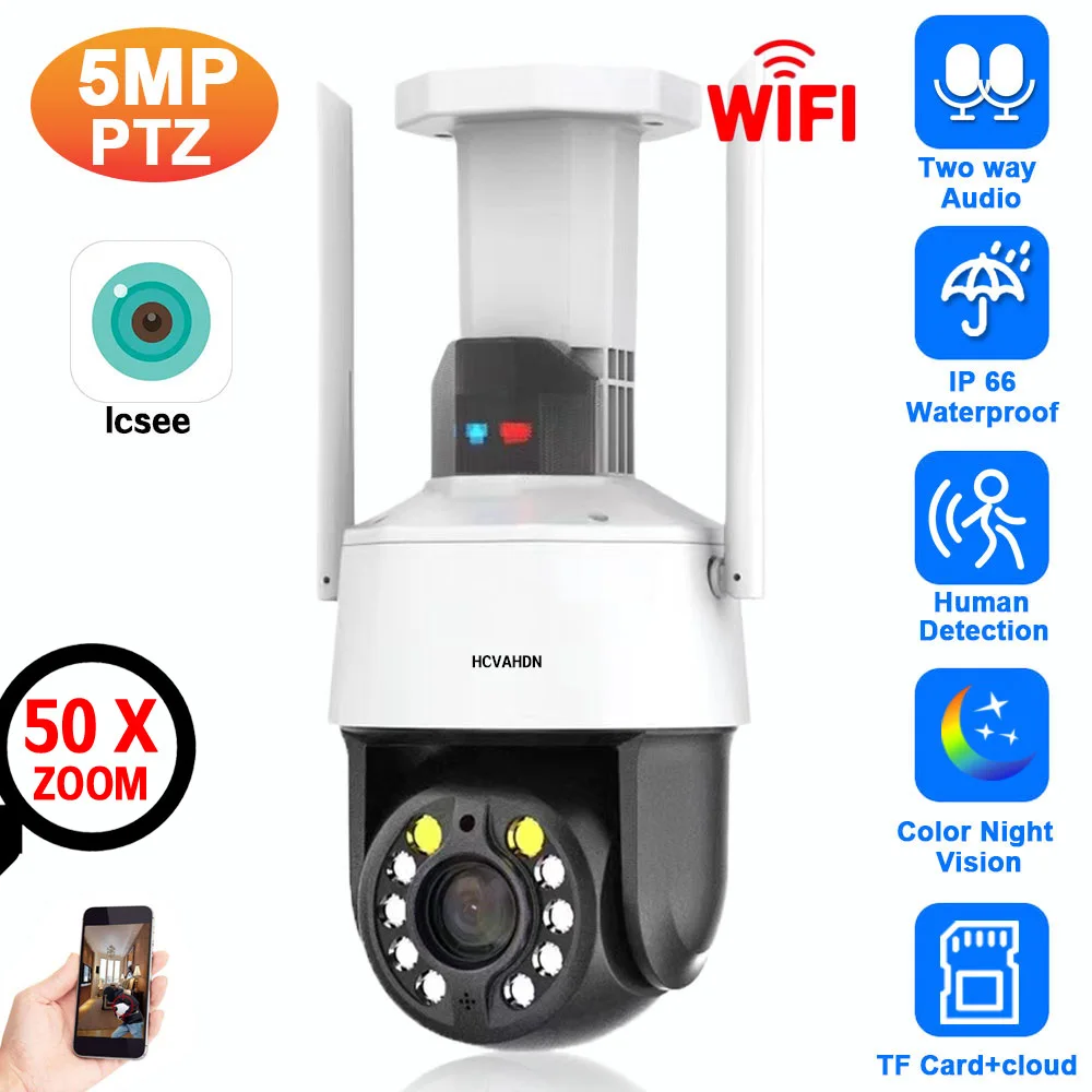 50x-Optical-Zoom-Wifi-Security-Surveillance-Camera-Outdoor-5MP-Wireless ...