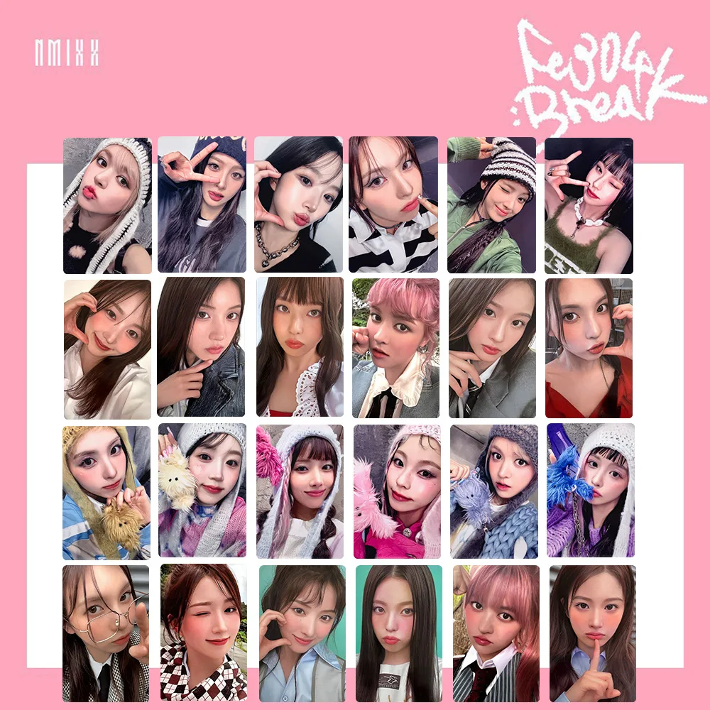6Pcs-Set-KPOP-NMIXX-Fe3O4-BREAK-Album-Square-Limited-Ver-Photocards ...