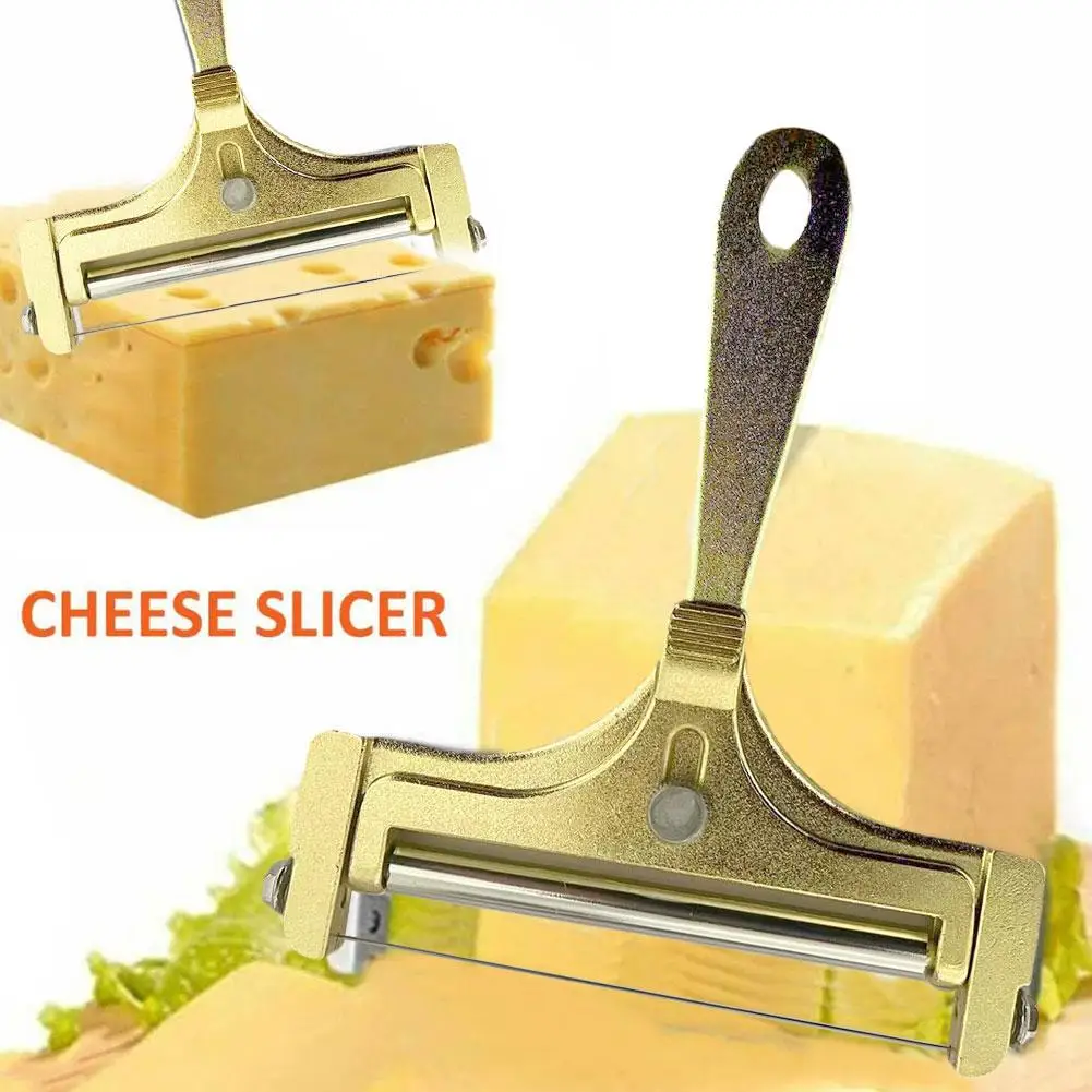 Cheese Slicer With Steel Wire & Roller Adjustable Kitchen Manual Slicer ...
