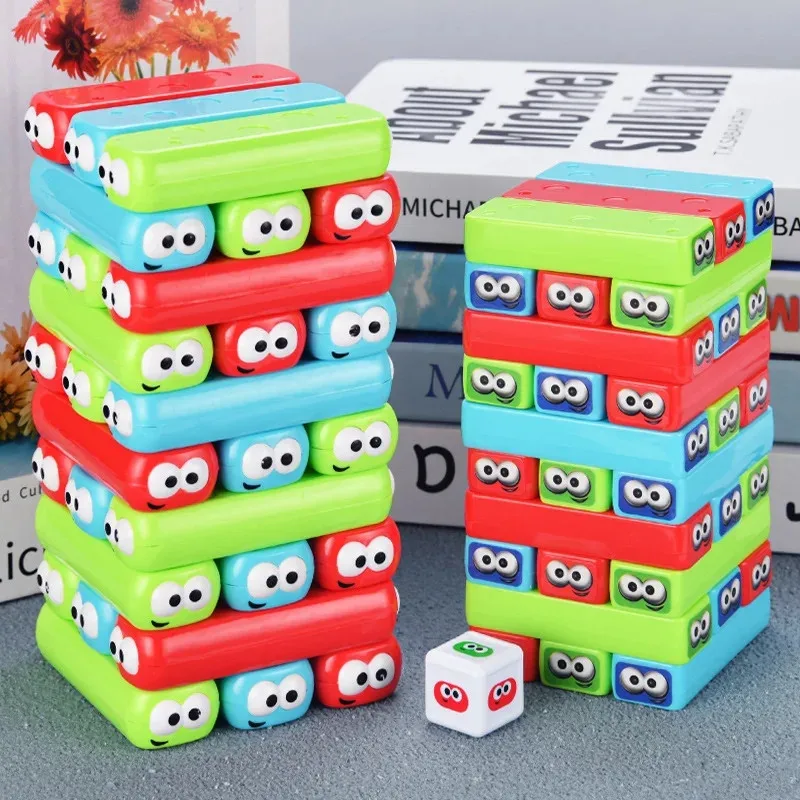 Interesting Stacking Tower Children Toy Parent-child Games Colorful ...