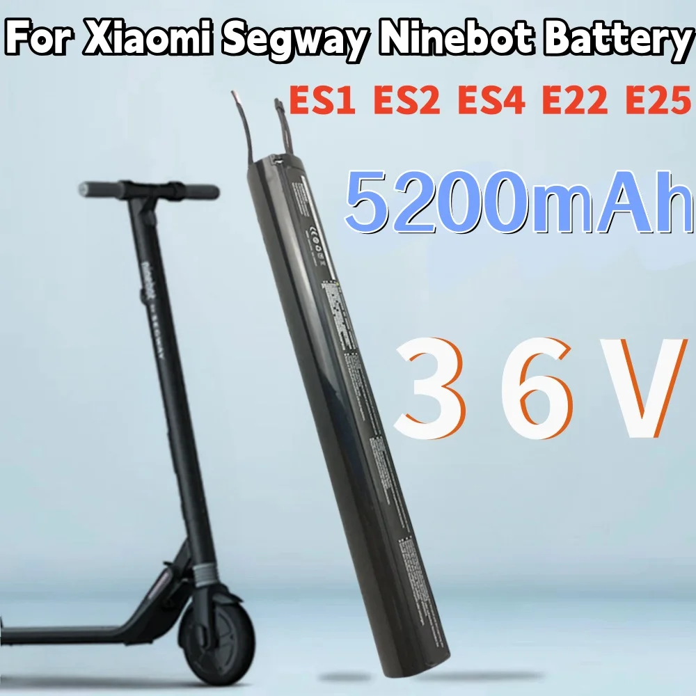 For-Xiaomi-Segway-Ninebot-ES1-ES2-ES4-E22-With-Built-in-36V-5200mah ...