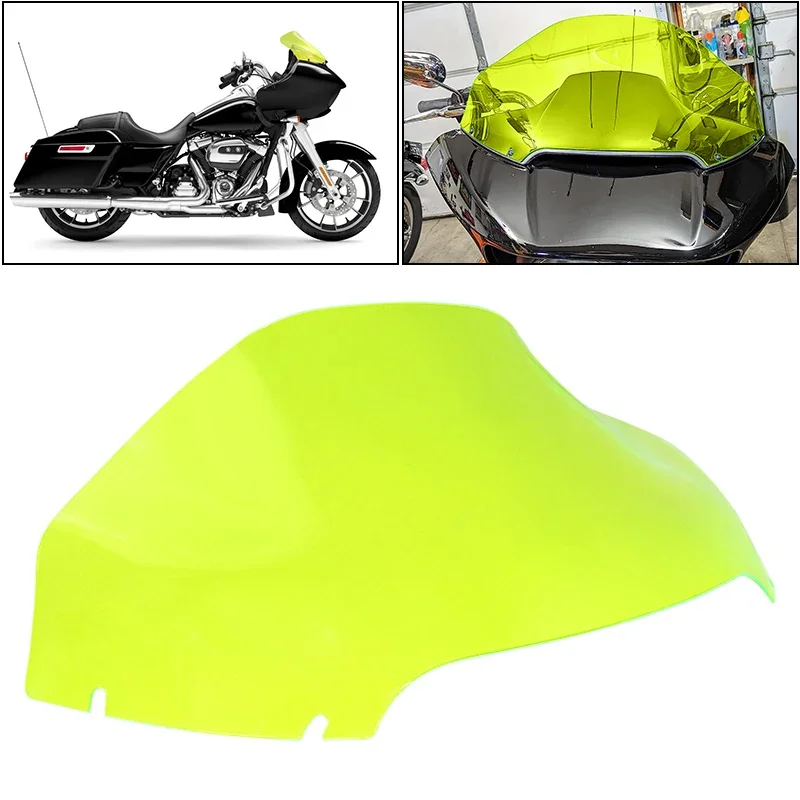 Motorcycle-13-Windshield-Deflector-Windscreens-Upper-Fairing-For-Harley ...