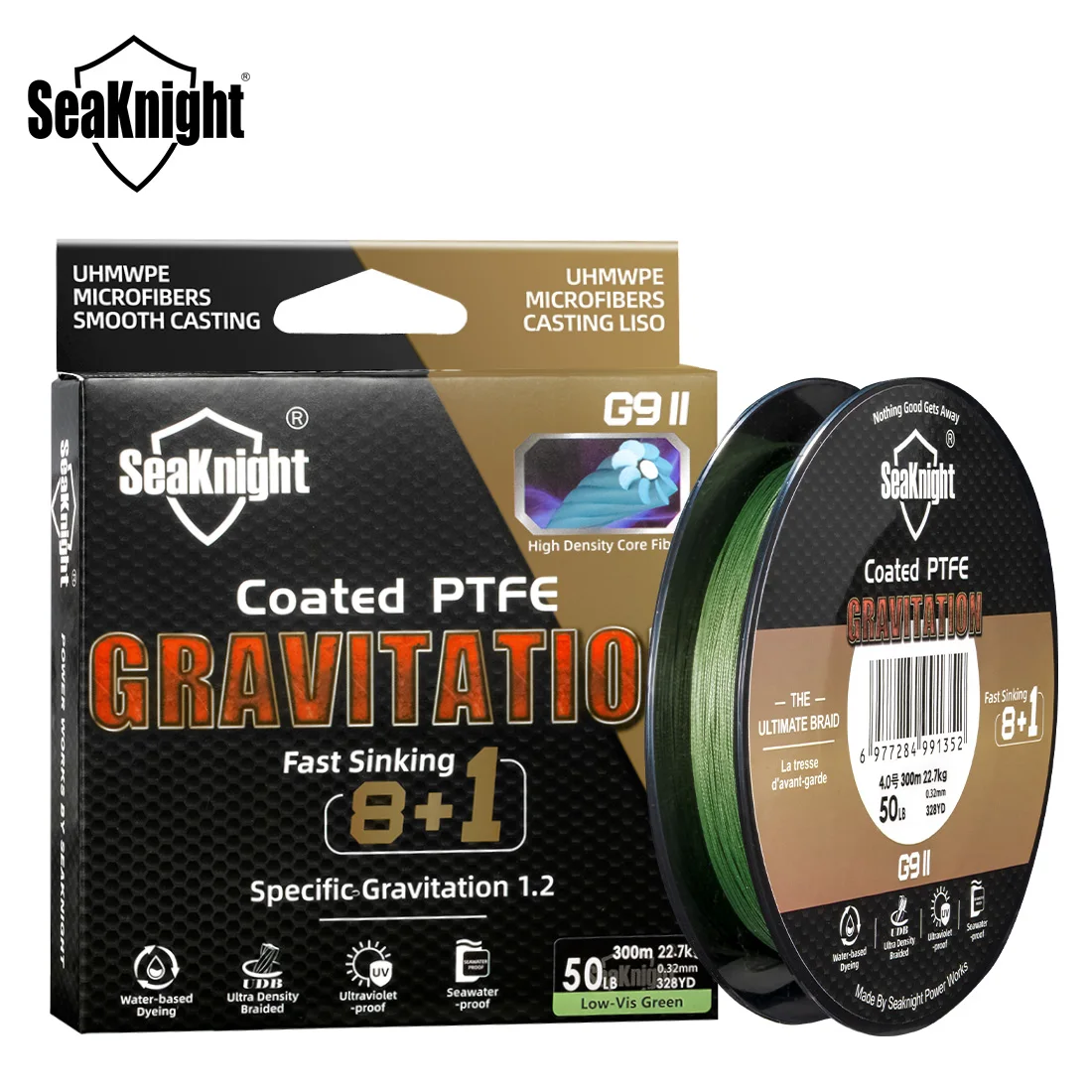 SeaKnight-Brand-Gravitation-G9-II-Fast-Sinking-Fishing-Line-300m-150m ...