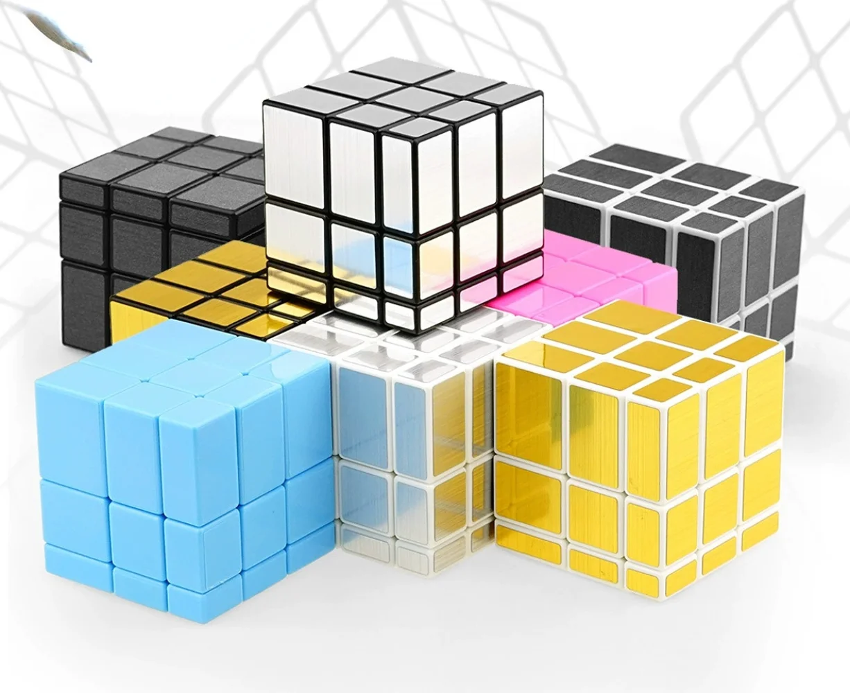 Neo-Magic-Mirror-Cube-3x3x3-Gold-Silver-Professional-Speed-Cubes ...