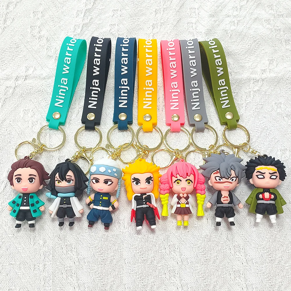 Anime-Demon-Slayer-3D-Rubber-Keychain-Kimetsu-No-Yaiba-Key-chains ...