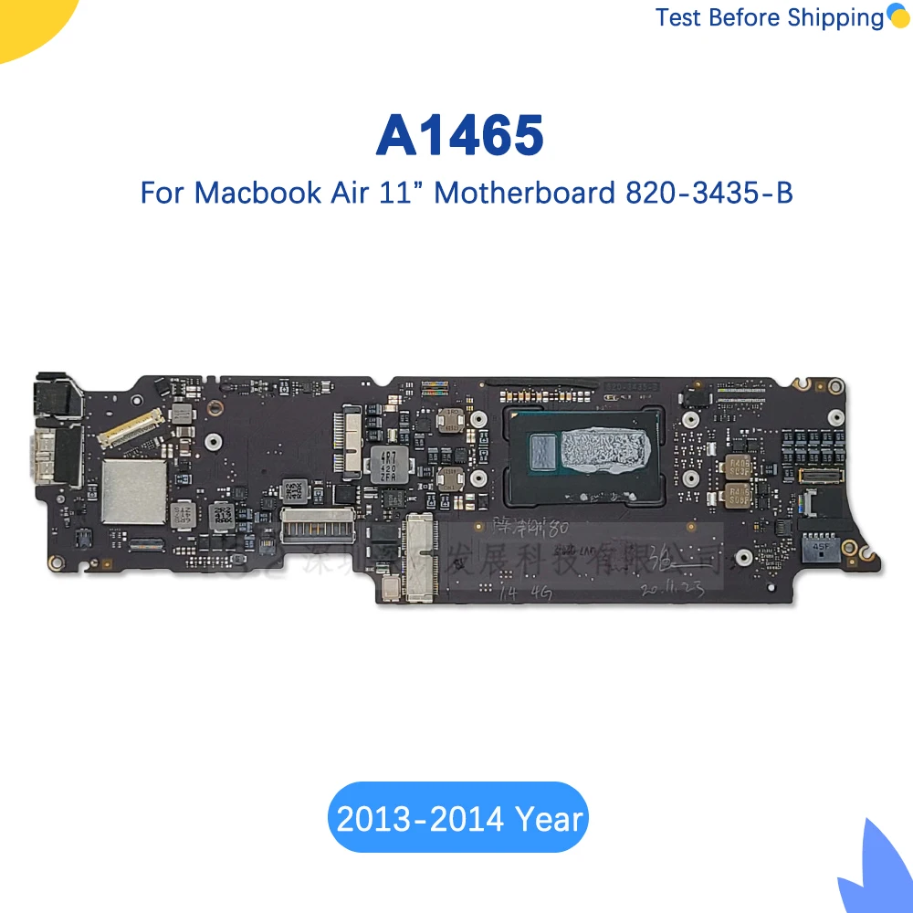 Original-820-3435-B-Logic-Board-For-Macbook-Air-11-6-A1465-Motherboard ...