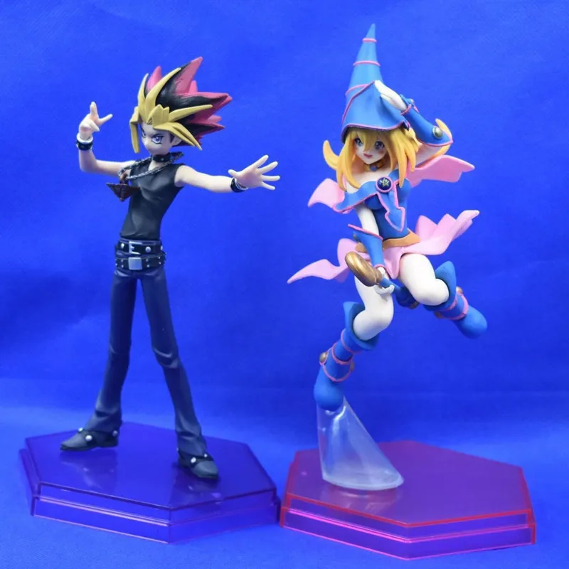 Anime Yu Gi Oh! Duel Monsters Yami Yugi Black Magician Girl PVC Action ...