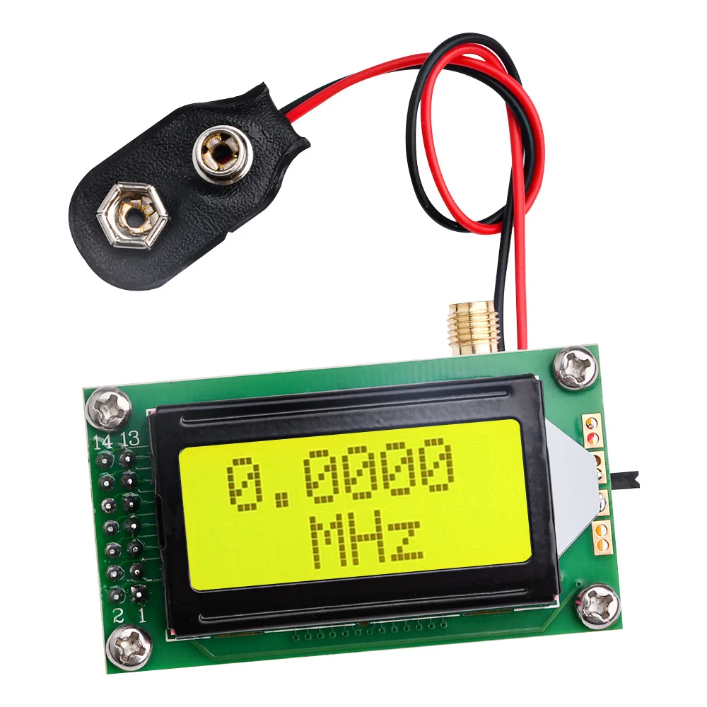 RF1-500MHz / 1MHz-1.2GHz Frequency Counter Tester LCD0802 LCD Meter ...