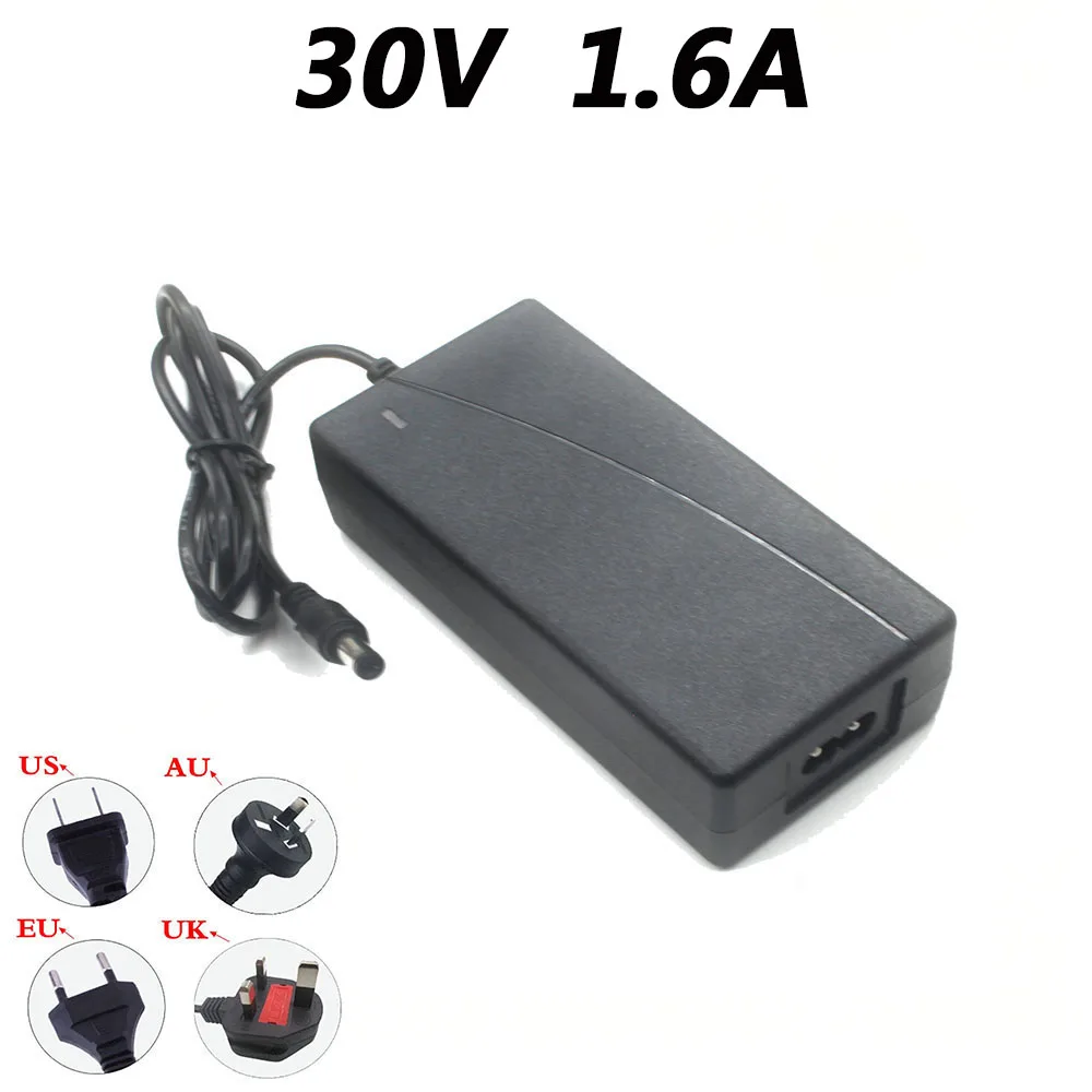 AC 100-240V To DC 30V 1.6A 48W Power Adapter Switching Power Supply ...
