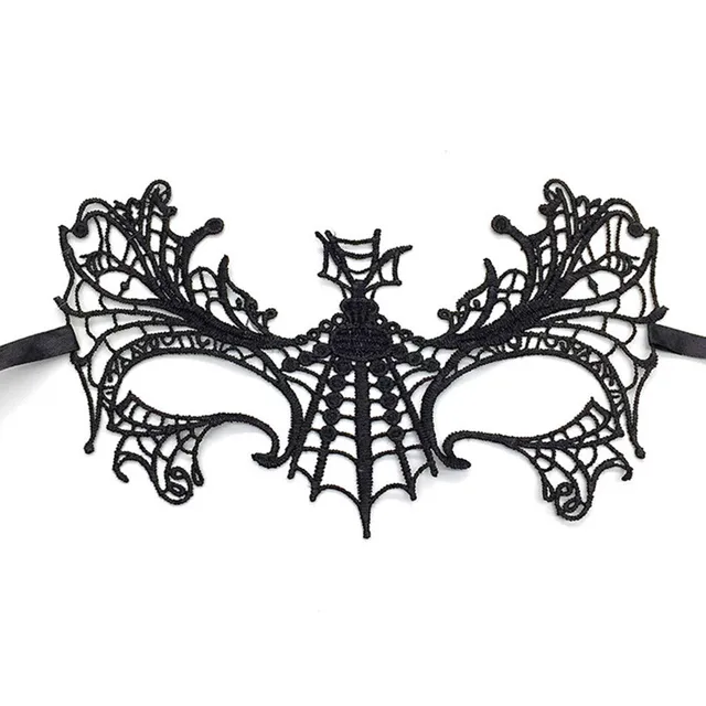 Halloween Cosplay Fox Mask Lace Sexy Eye Mask Animal Mask Half Face ...