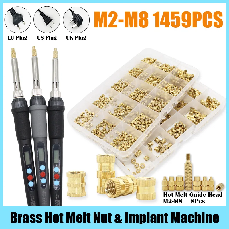 Solid-Brass-Injection-TS100-Soldering-Iron-Tool-M2-M3-M8-Hot-Melt ...